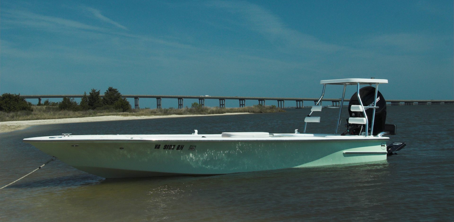 Emerger Technical Poling Skiff - 16' Flats Fishing Boat