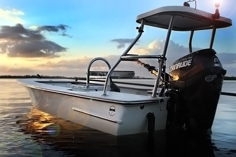 Emerger Technical Poling Skiff - 16' Flats Fishing Boat
