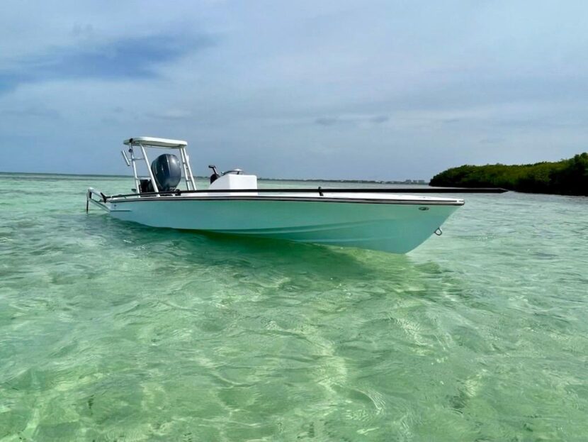 17' Custom Shallow Water Flats Boat - Flats Fishing Skiff