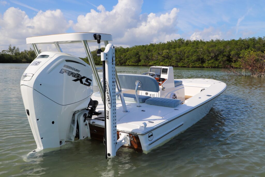 17' Custom Shallow Water Flats Boat - Flats Fishing Skiff